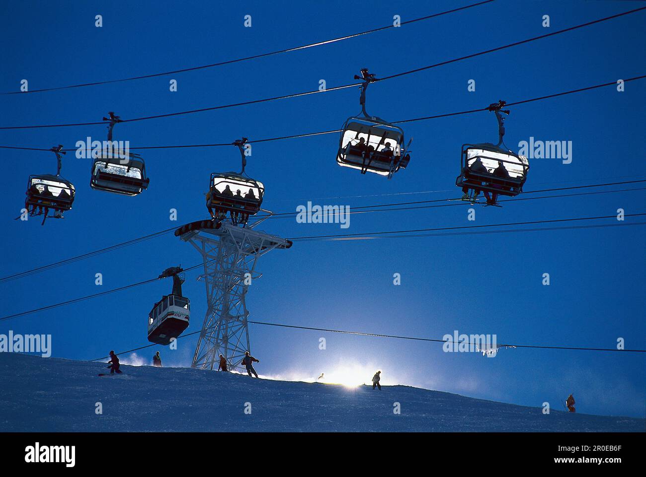 Chair lift back light hi-res stock photography and images - Alamy