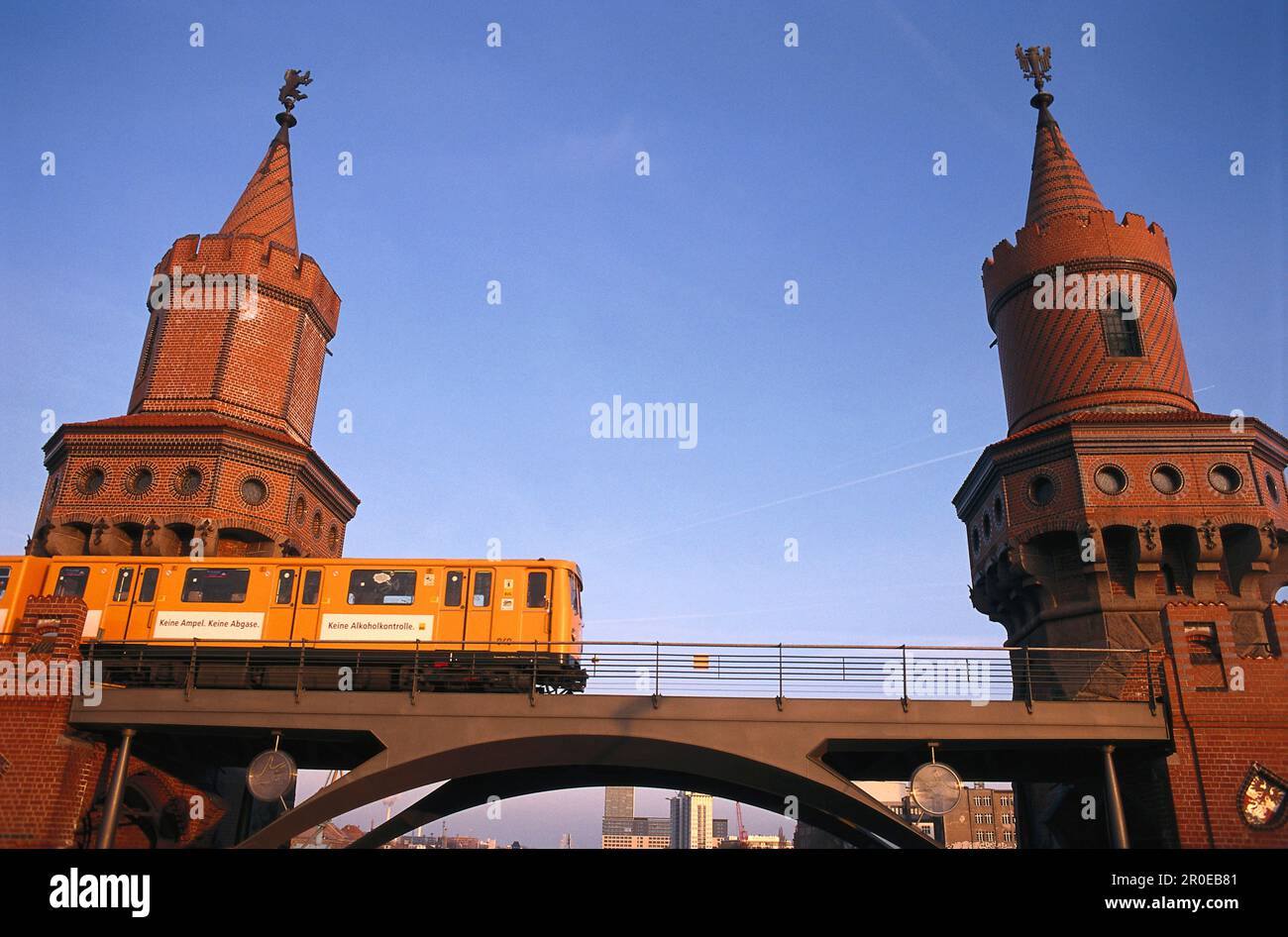 Warschauer Bruecke, Berlin Friedrichshain, Berlin, Germany Stock Photo ...
