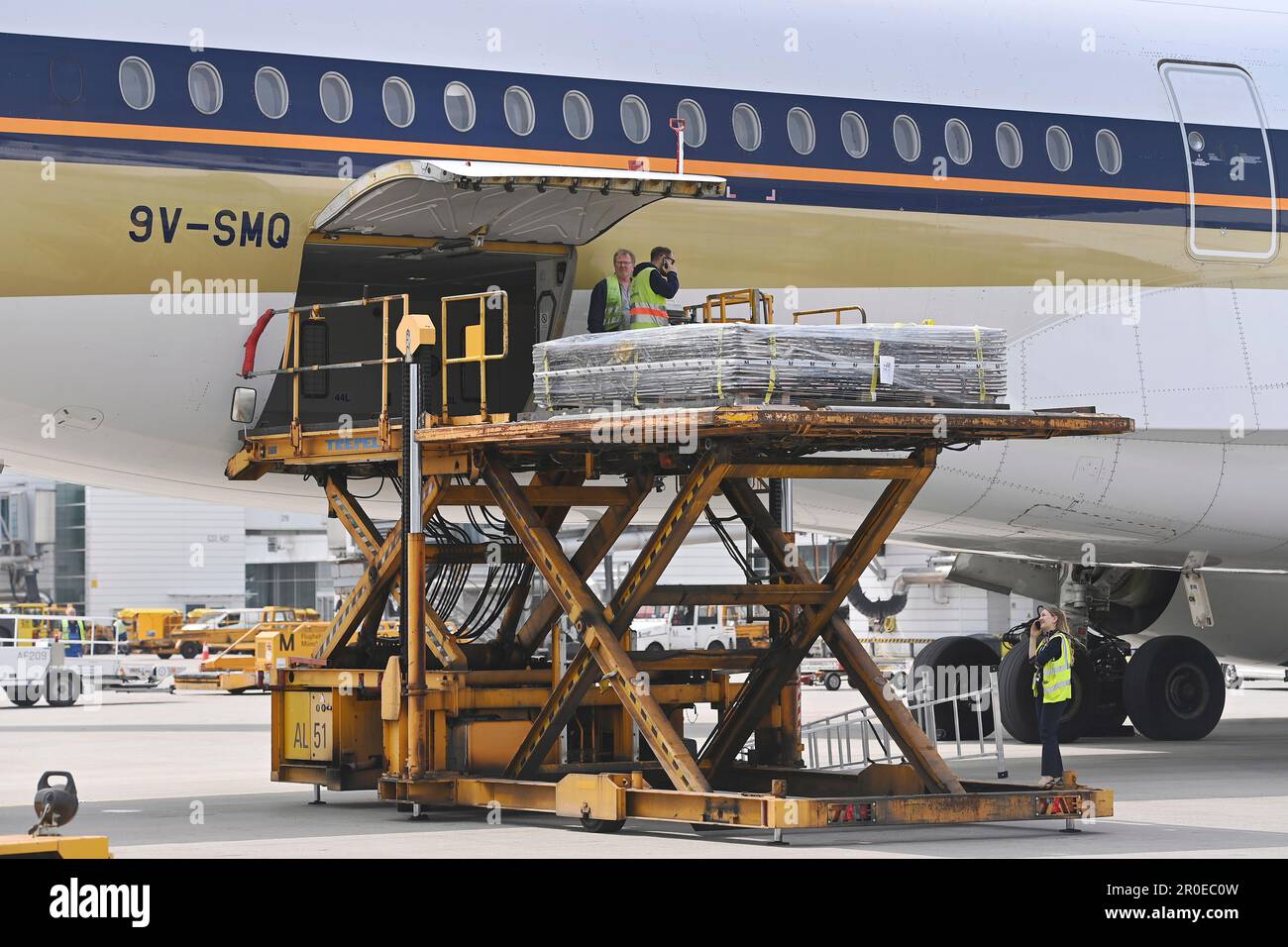Impressions from Franz Josef Strauss Airport in Munich on May 8th, 2023 ...