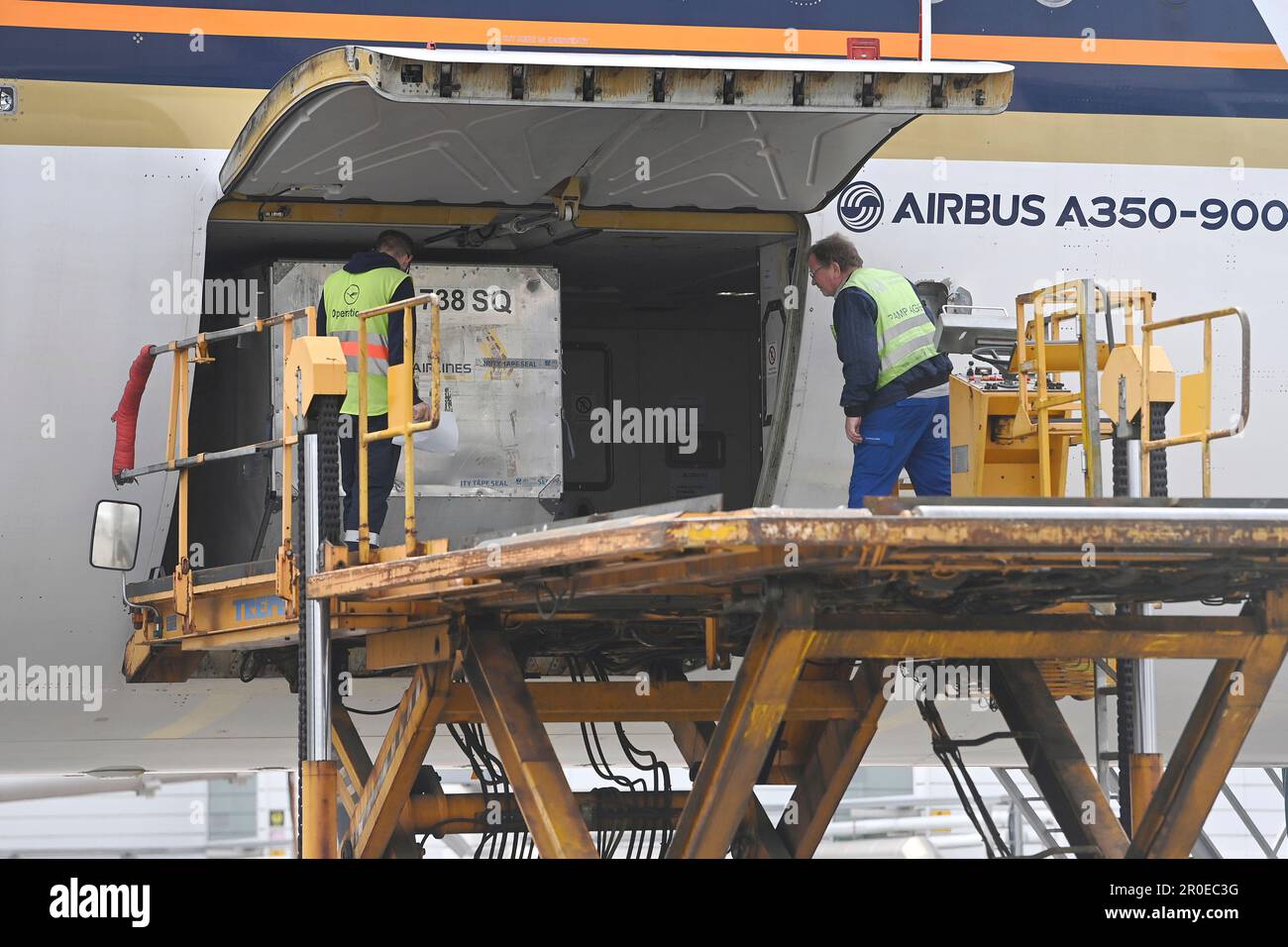 Impressions from Franz Josef Strauss Airport in Munich on May 8th, 2023 ...