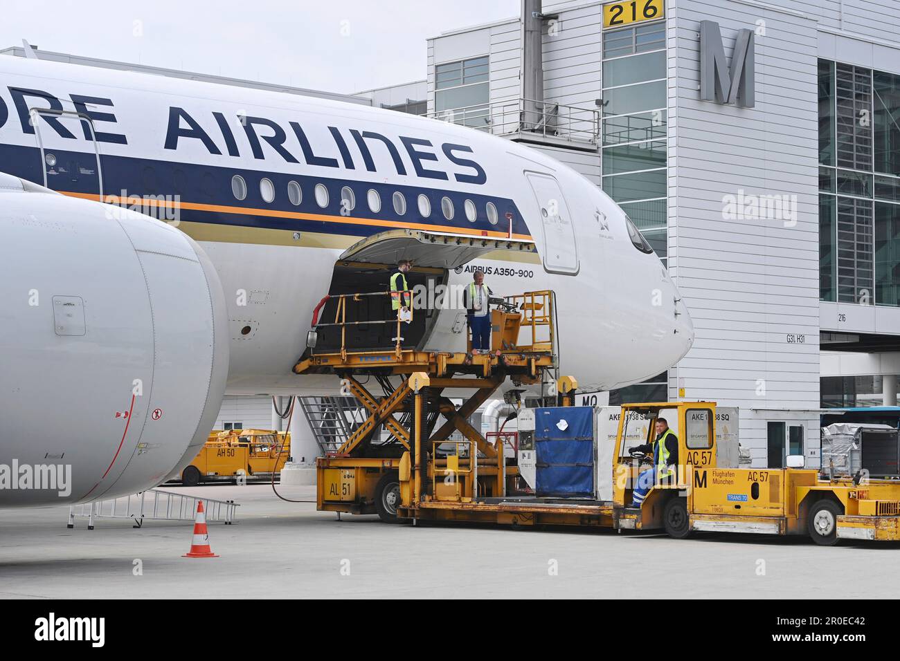 Impressions from Franz Josef Strauss Airport in Munich on May 8th, 2023 ...