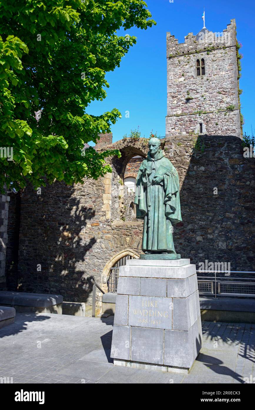 Hatch Wadding Monument and Greyfriars Church, Waterford, Ireland Stock ...