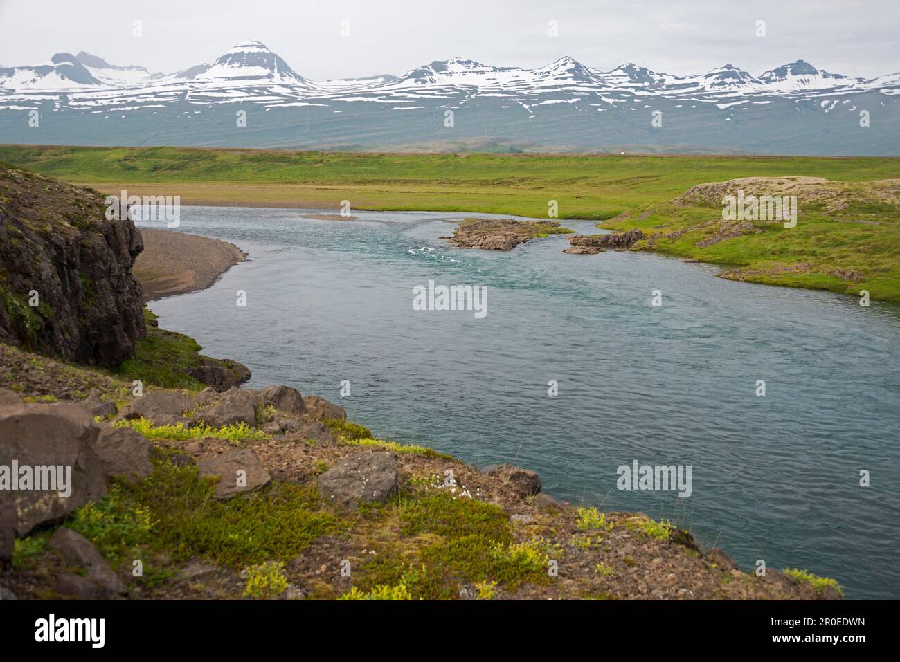 River Breiddalsa, near Breiddalsvik, Iceland Stock Photo - Alamy