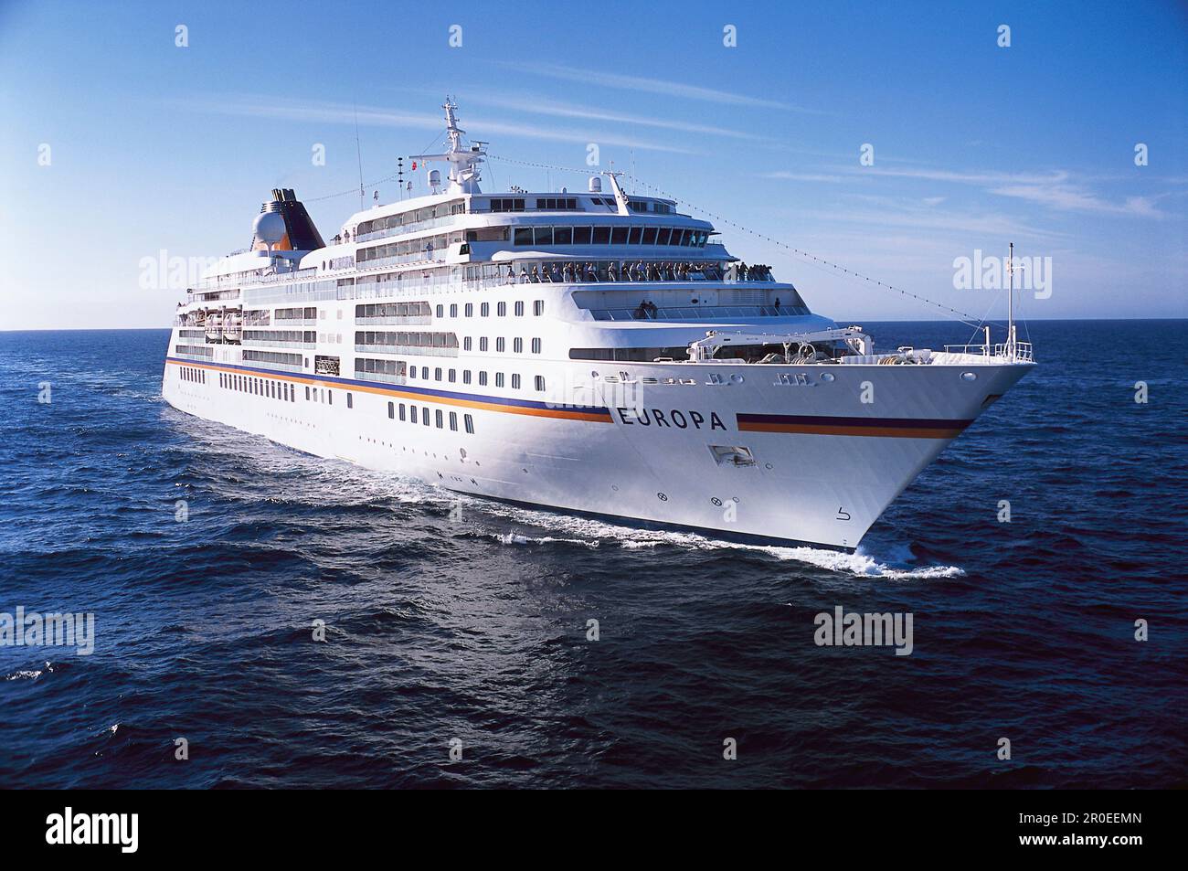 Cruiser ship MS Europa, Travel Stock Photo - Alamy
