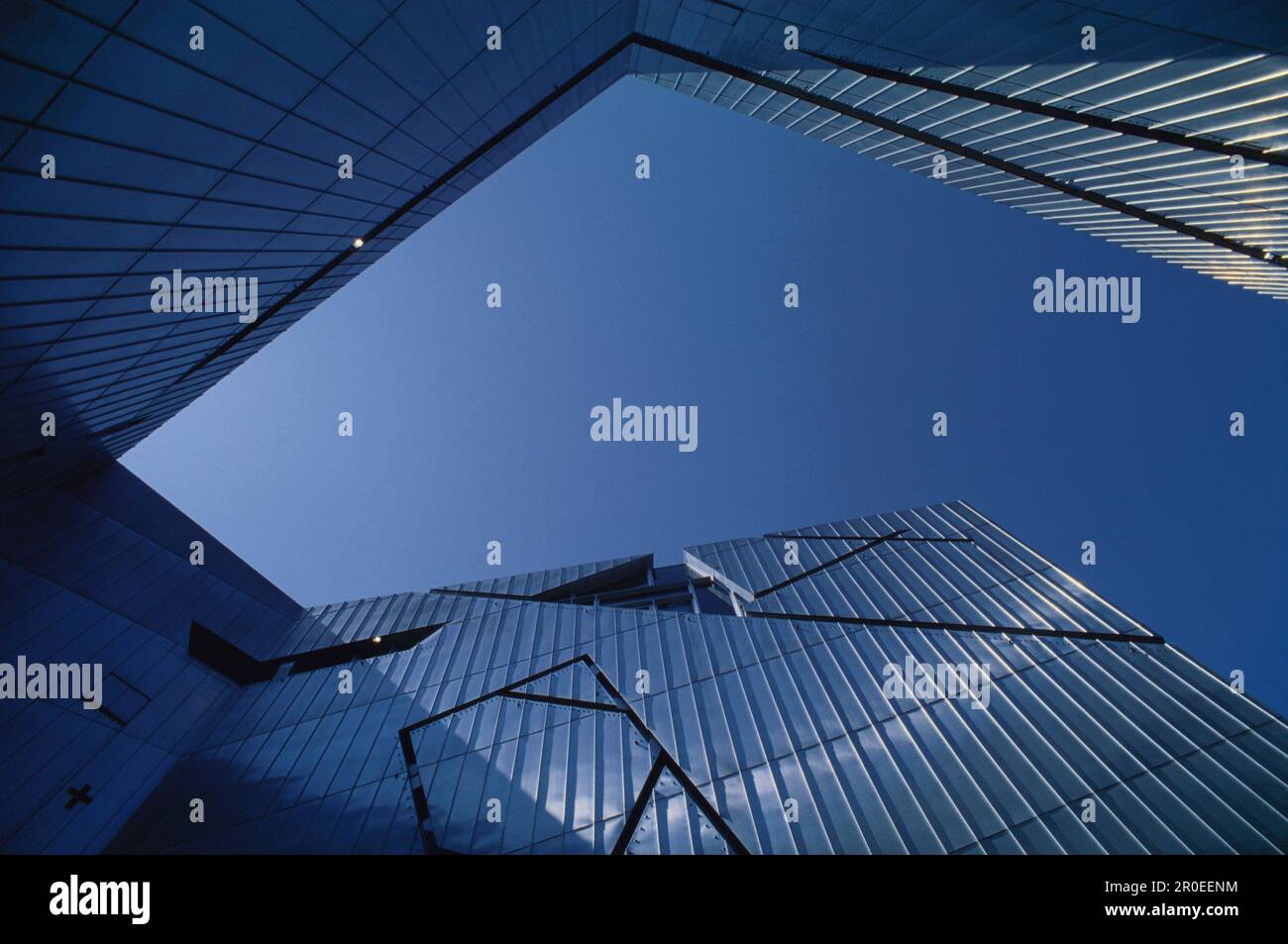 Jewish museum by architect Daniel Libeskind, Berlin, Germany Stock ...