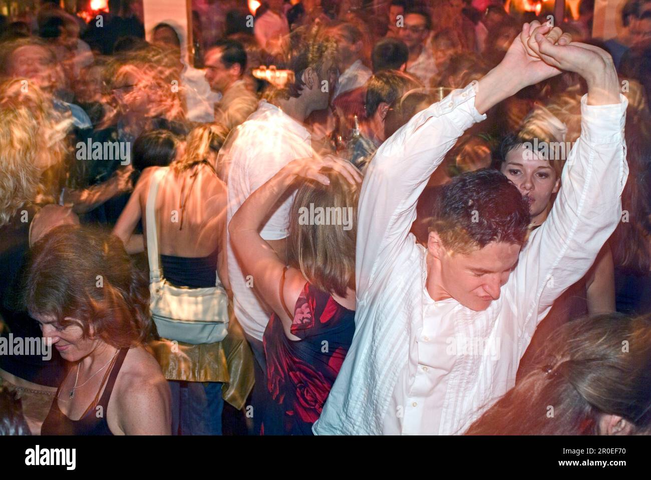 People dancing in 8 seasons Club, Nightlife, Munich, Bavaria, Germany ...