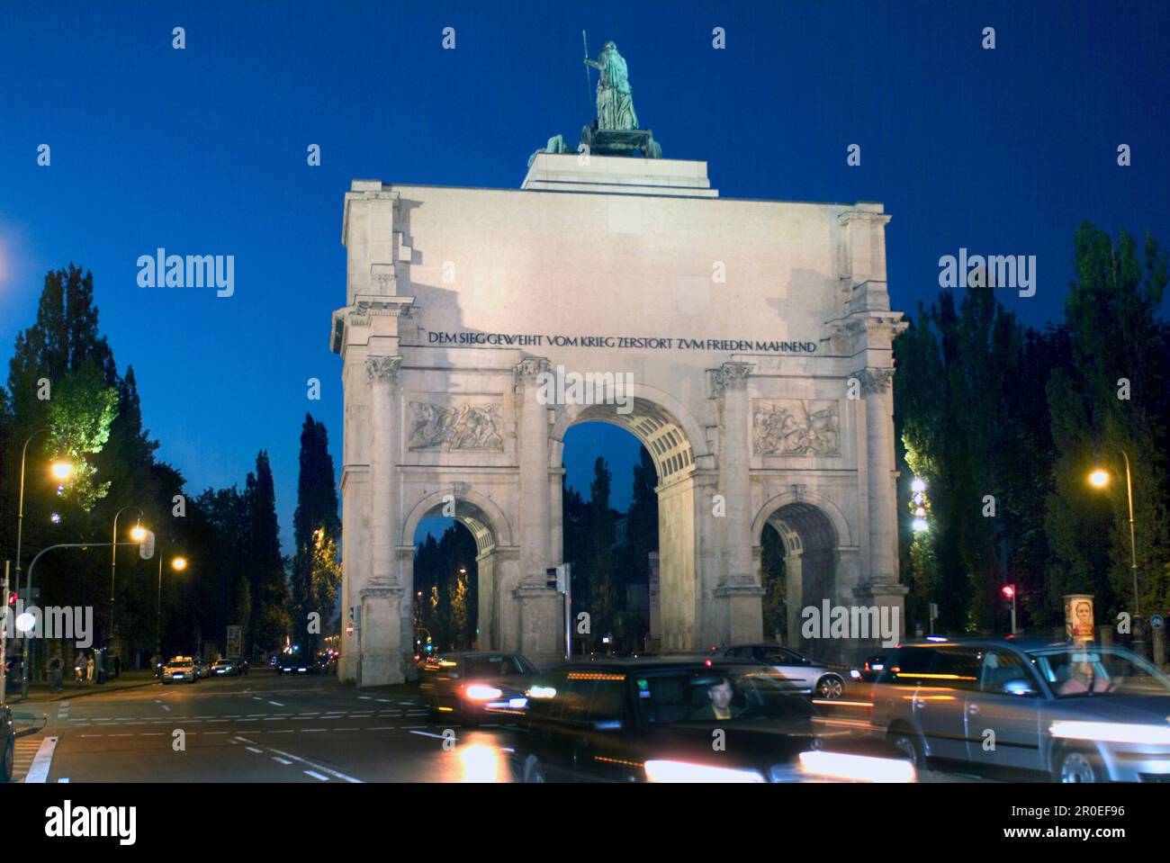Victory Gate, Ludwig street, Munich, Bavaria, Germany Stock Photo - Alamy