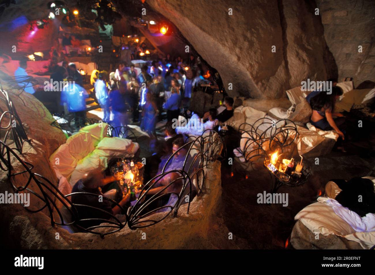 Interior view of the Disco Ritual, Baia Sardinia, Costa Smeralda ...