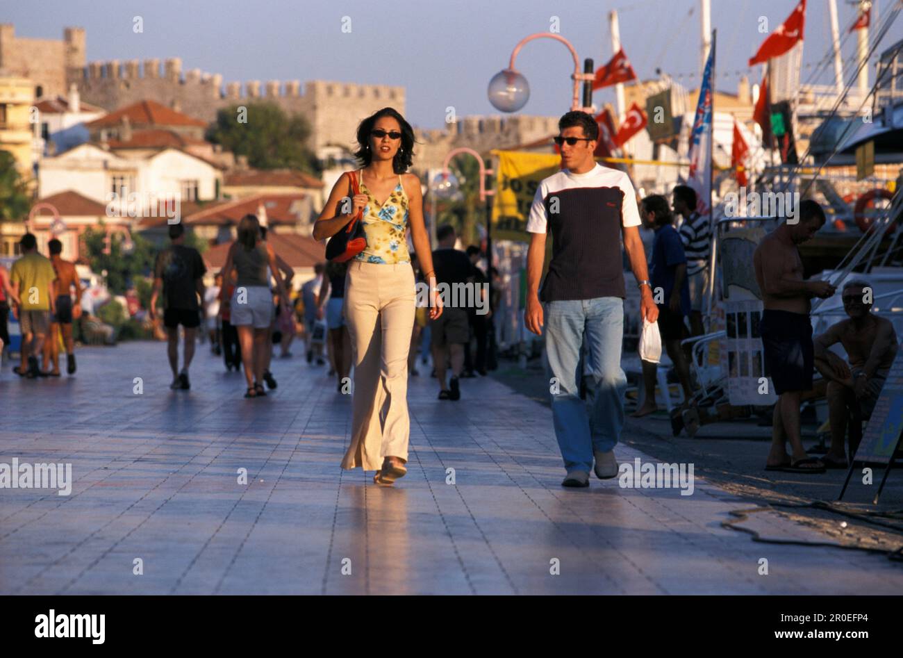 Marmaris beach promenade hi-res stock photography and images - Alamy