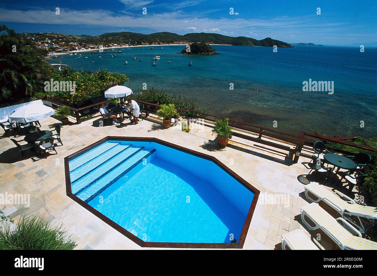 Swimmingpool, Pousa da Byblos, Armacao Buzios Brazil Stock Photo - Alamy