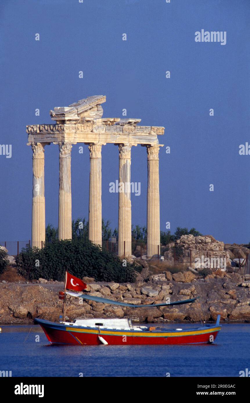 Apollon Temple, Side Turkish Riviera, Turkey Stock Photo - Alamy
