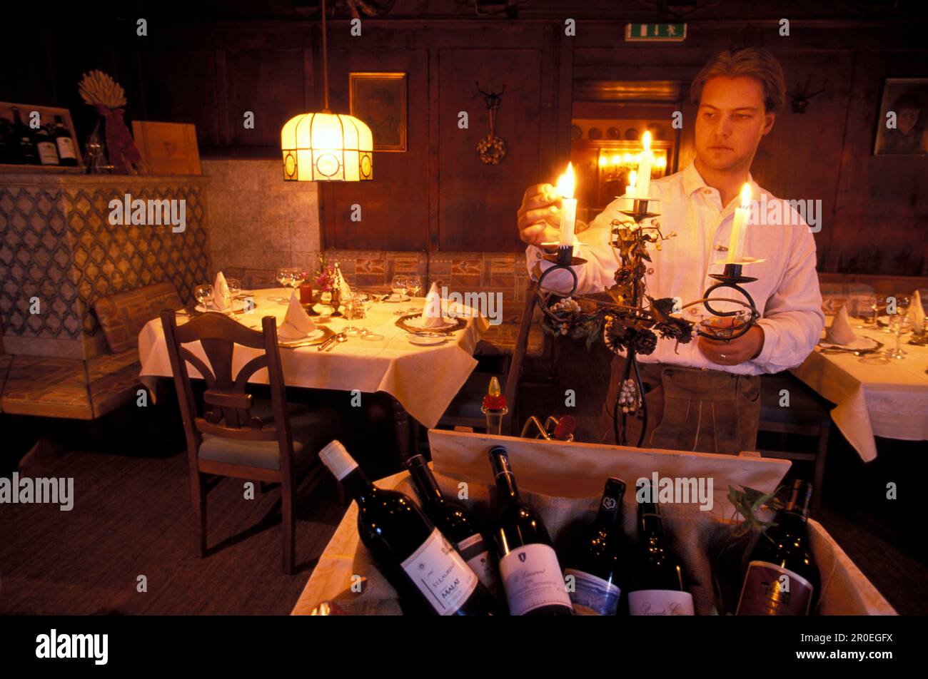 Hotel Schwarzer Adler, St. Anton Austria Stock Photo - Alamy