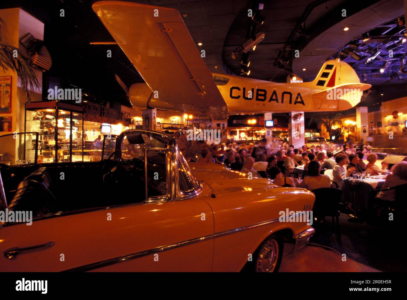 Interior view of the Havana Cafe, Havana, Cuba, Caribbean, America ...