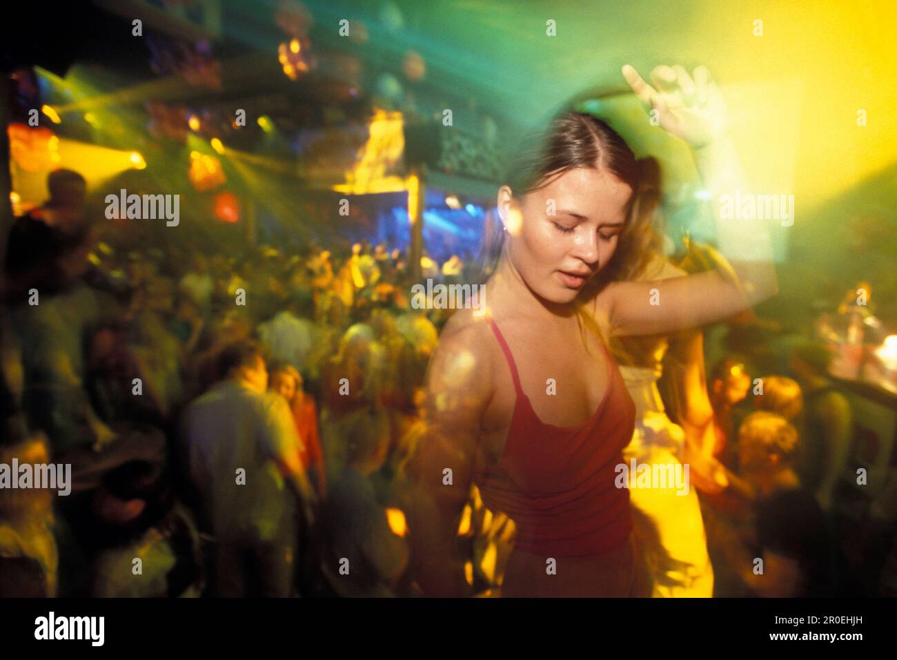 People dancing at Hollywood Club Disco, Tallinn, Estonia, Europe Stock ...