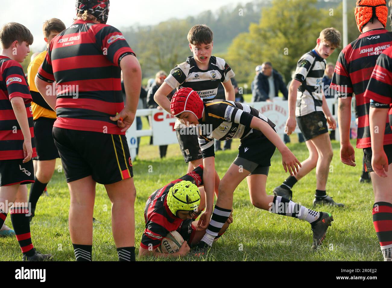 Tumble RFC Scarlets Cup Final 2023 Stock Photo - Alamy