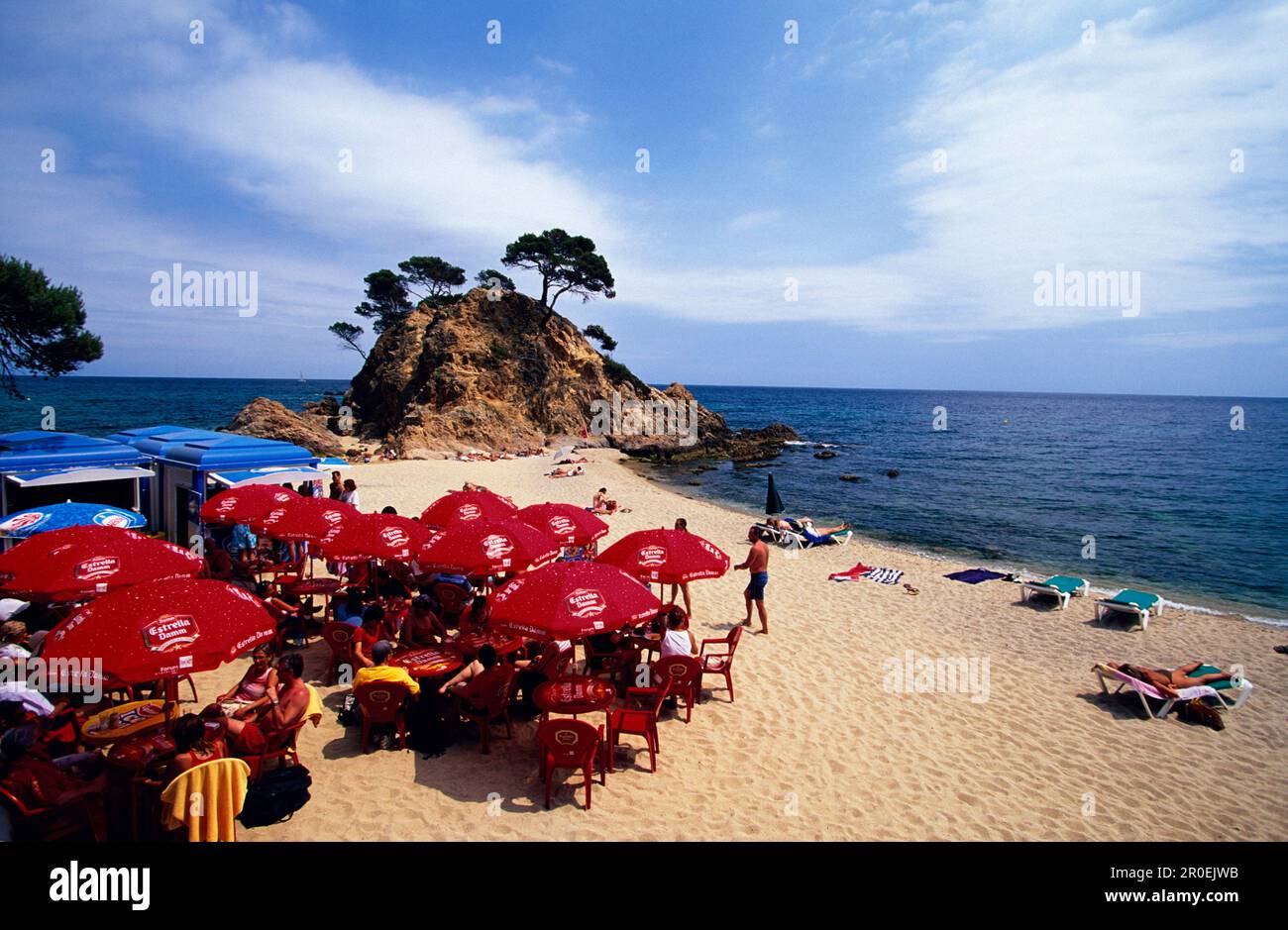 Beach Bar Cap Roig Costa Brava, Beach Bar at Cap Roig near Platja d«Aro ...