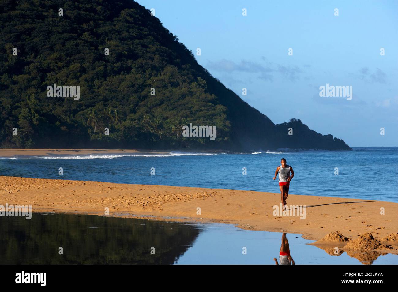 Guadeloupe beach person hi-res stock photography and images - Alamy
