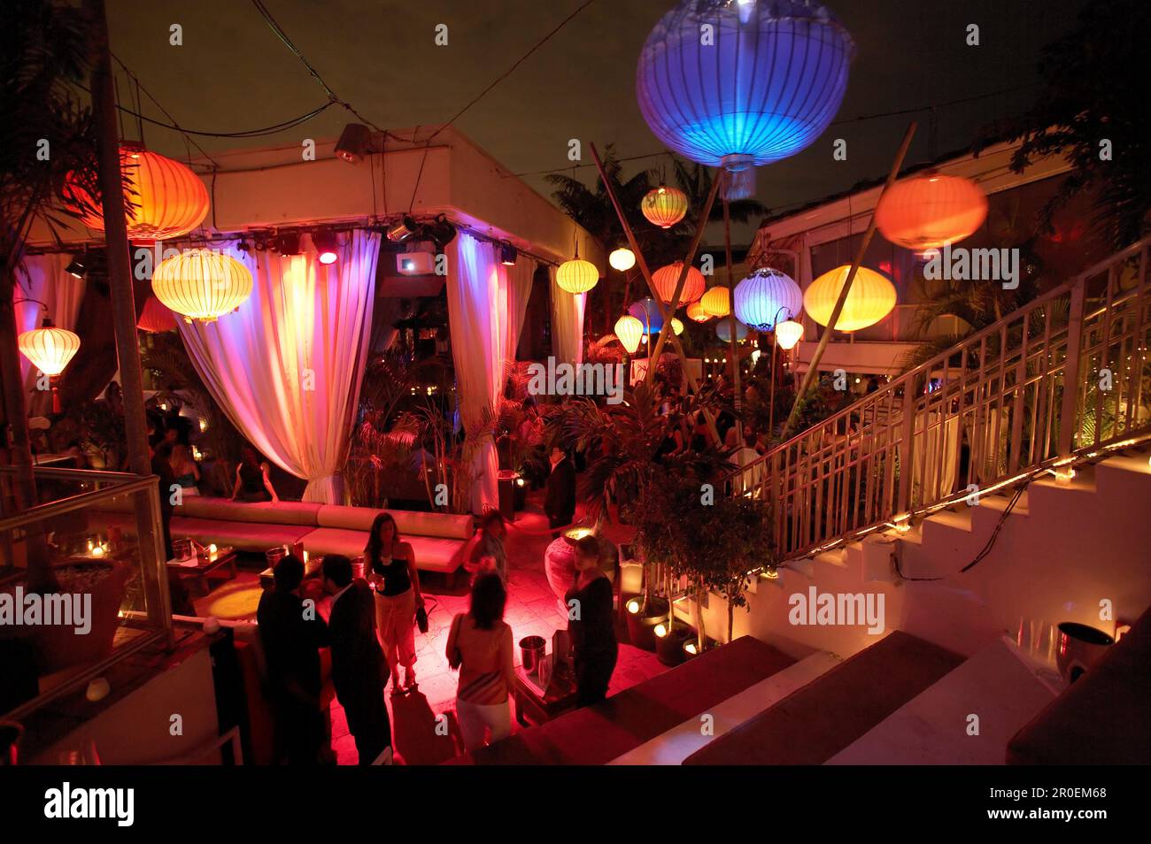 Prive Club at Opium Gardens, South Beach, Miami, Florida, USA Stock ...