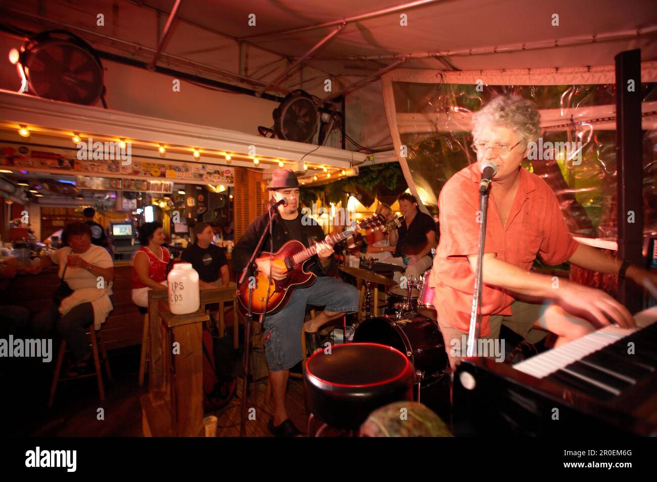 Musicians at Hog's Breath Saloon, Key West Florida, USA Stock Photo - Alamy