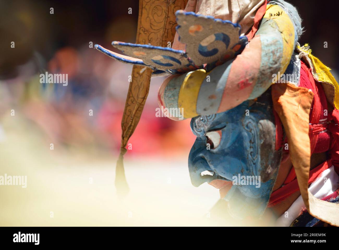 Mask dancers, Hemis Festival, Hemis Monastery, Ladakh, Jammu and ...