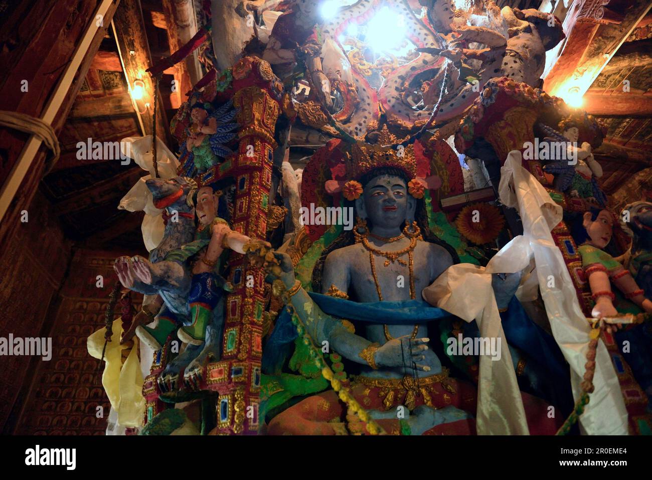 Manjushree Temple, Alchi Monastery, Ladakh, Jammu and Kashmir, India ...
