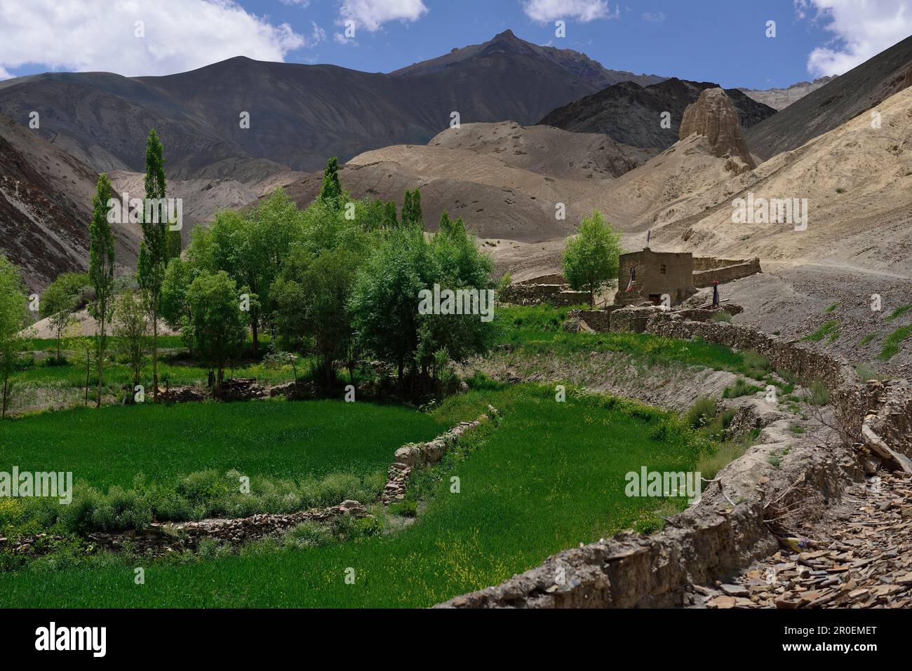 Trek Lamayuru, Wanla, Lamayuru, Ladakh, Jammu and Kashmir, India Stock ...