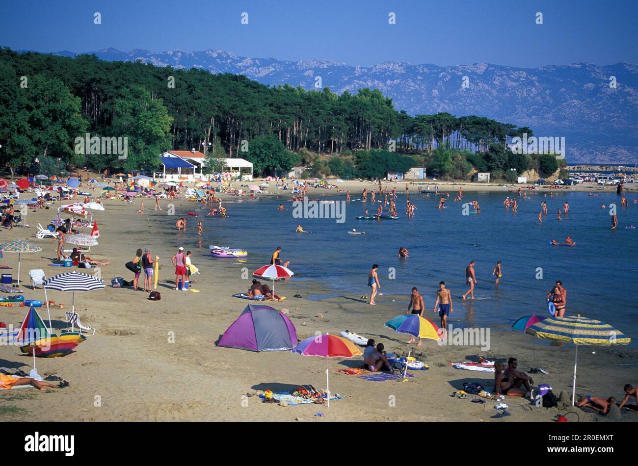 Paradise Beach, Lopar, Insel Rab, Kvarner Bucht Kroatien Stock Photo ...
