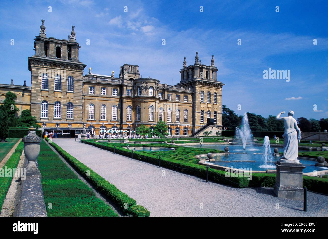 Blenheim Palace and its park, Oxfordshire, England, Great Britain ...