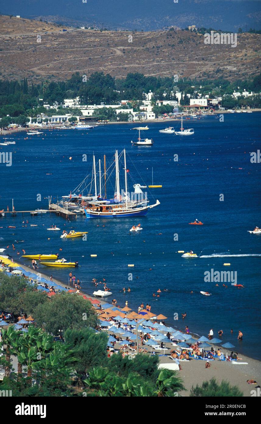 Camel Beach, Bodrum Tuerkei Stock Photo - Alamy
