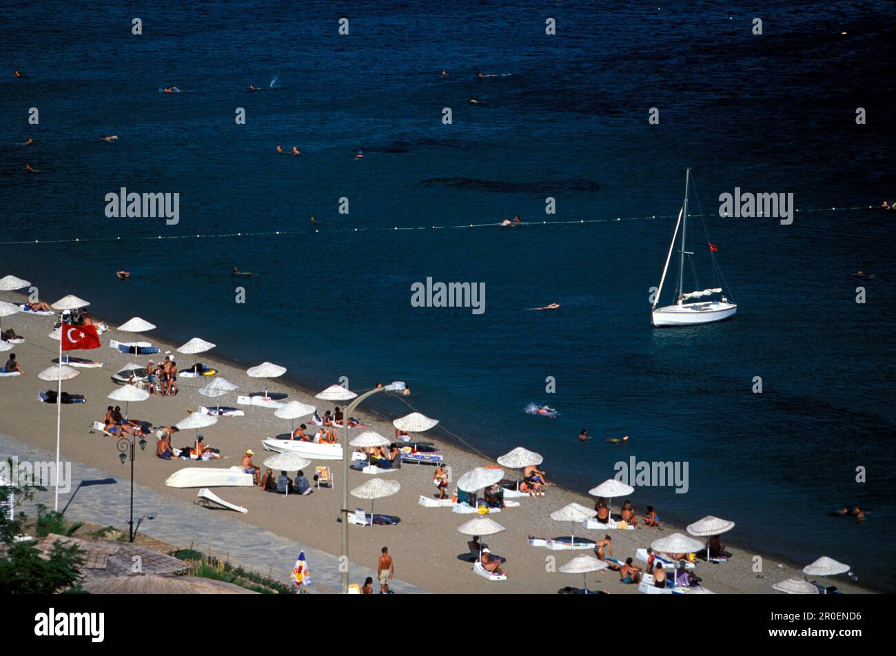Camel Beach, Bodrum Tuerkei Stock Photo - Alamy