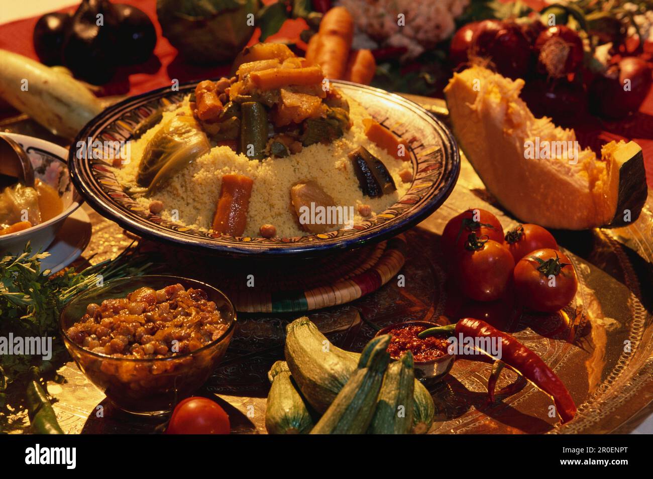 Nationalgericht Couscous, Marokko FOOD Stock Photo - Alamy