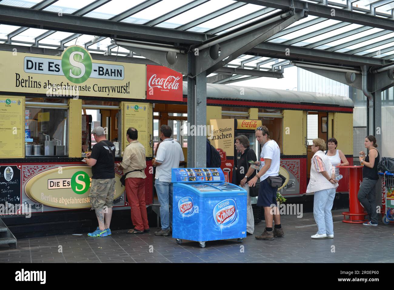 Wurstbude, Berlin-Tegel Airport, Berlin, Germany Stock Photo - Alamy