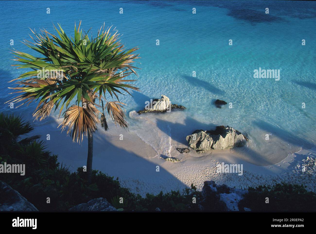 Coastal landscape near Tulum, Quintana Roo, Halbinsel Yucatan, Mexico ...