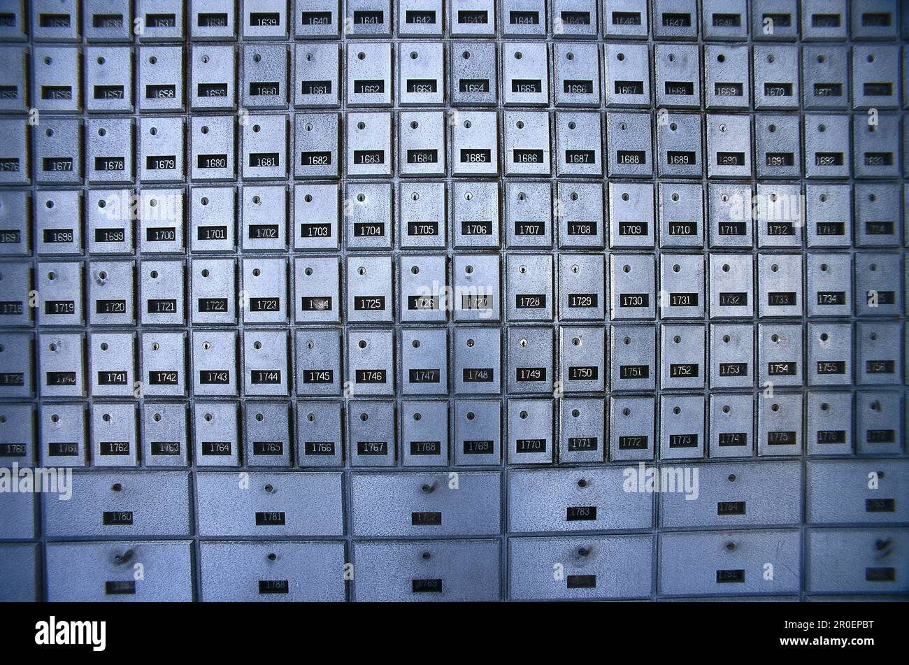Post office-box, George Town, Cayman Islands Stock Photo - Alamy