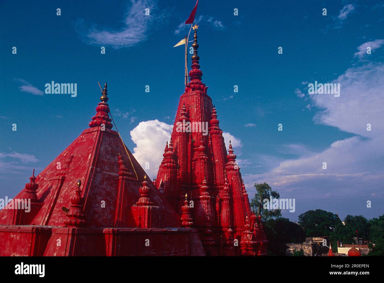 Durga temple, Varanasi, Benares Uttar Pradesh, India Stock Photo - Alamy