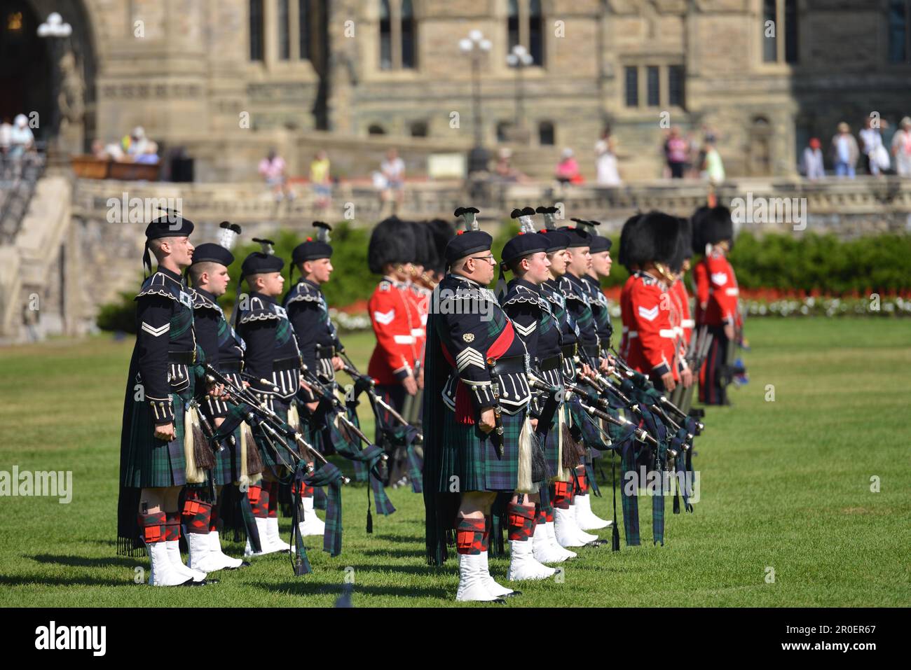Changing of the Guard, Parliament Hill, Ottawa, Ontario, Canada Stock ...
