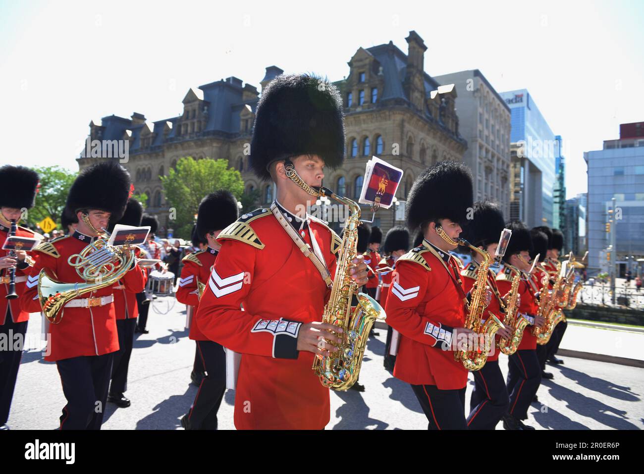 Changing of the Guard, Parliament Hill, Ottawa, Ontario, Canada Stock Photo - Alamy