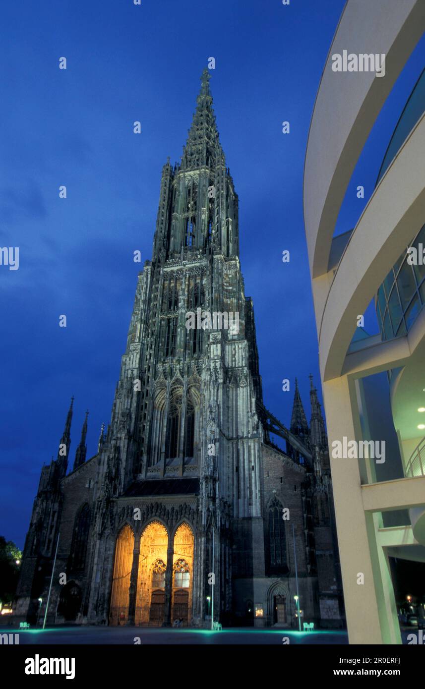 Ulm city night germany hi-res stock photography and images - Alamy