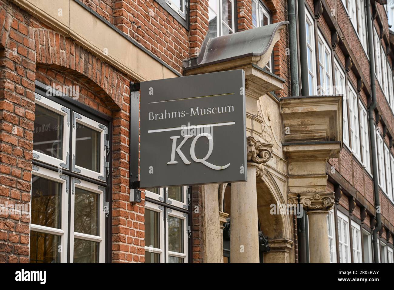 Brahms Museum, Peterstrasse, Composers' Quarter, Hamburg, Germany Stock ...