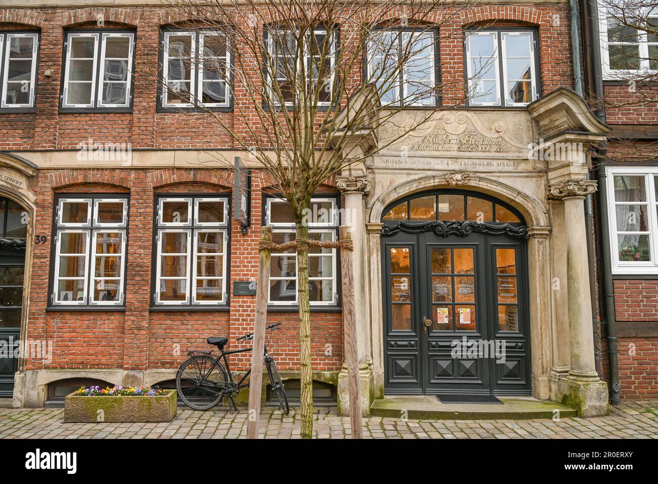 Brahms Museum, Peterstrasse, Composers' Quarter, Hamburg, Germany Stock ...
