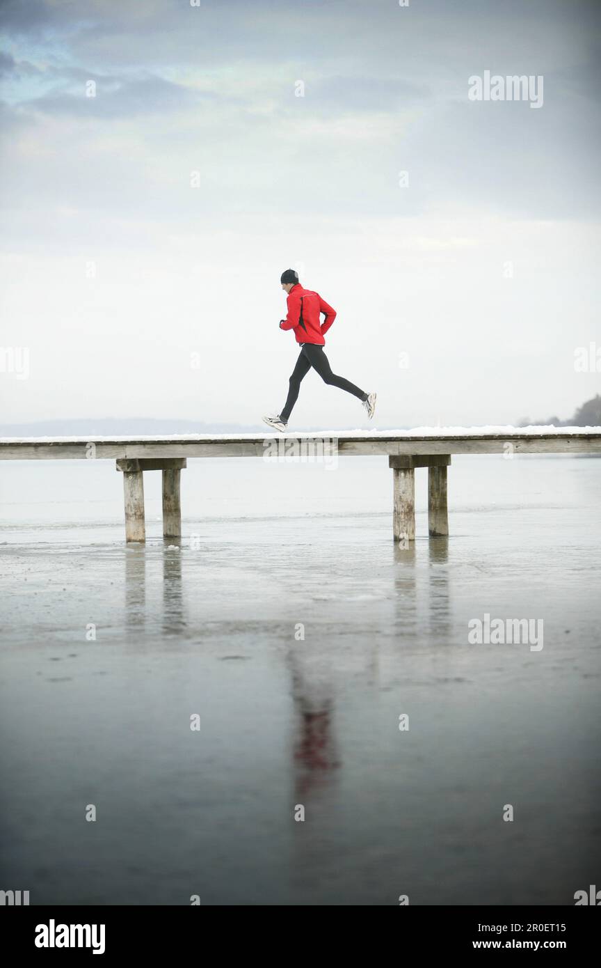 Starnberger lake footbridge hi-res stock photography and images - Alamy