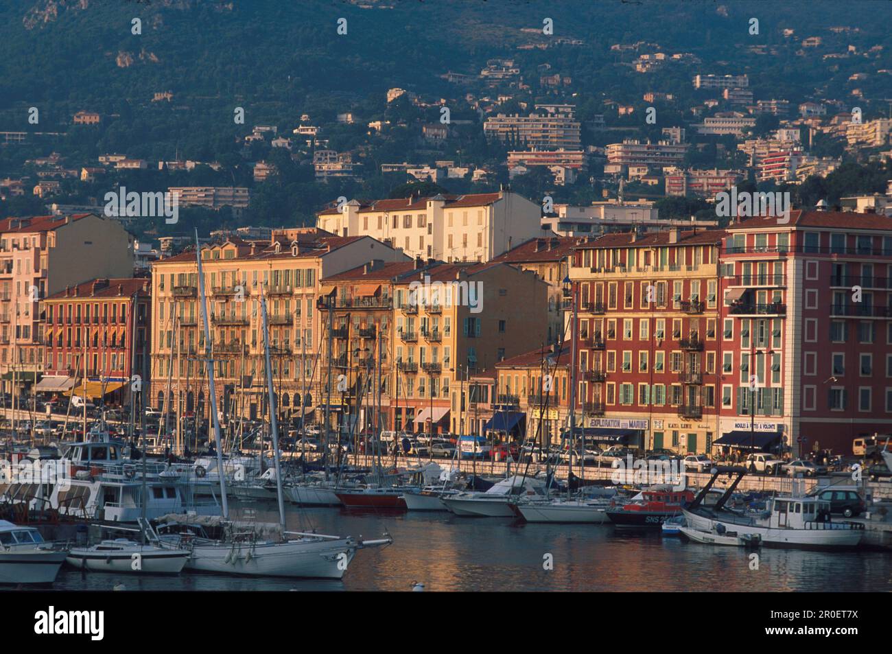 Hafen Port Lympia, Nizza, Cote d'Azur Provence, Frankreich Stock Photo ...