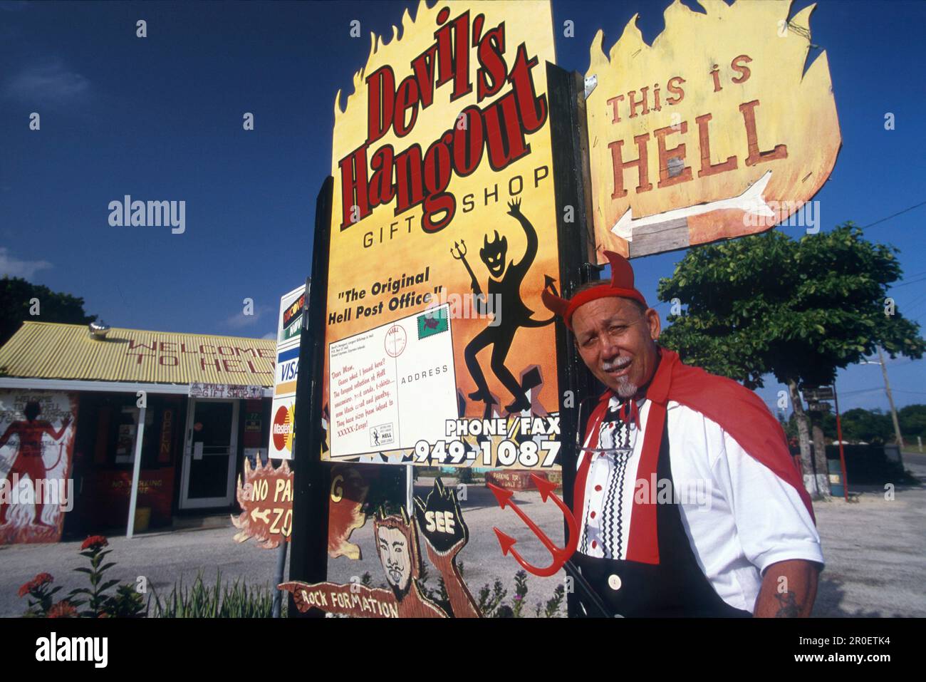 Ivan Farrington, The Devil´s Hangout, Hell, Grand Cayman Cayman Islands, Karibik Stock Photo - Alamy