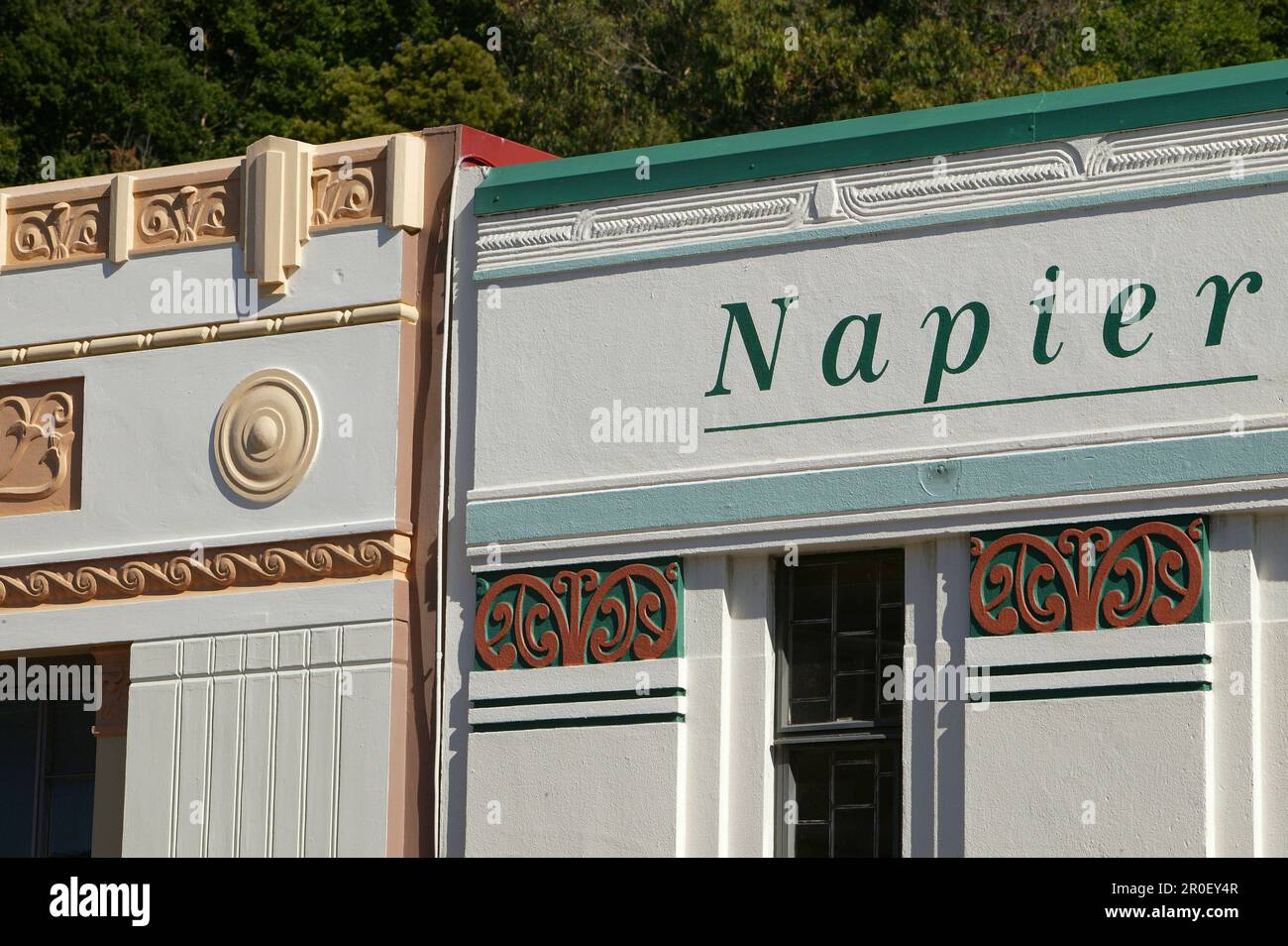 Art Deco Buildings, Napier, Detail, Art Deco buildings, Hawkes Bay ...