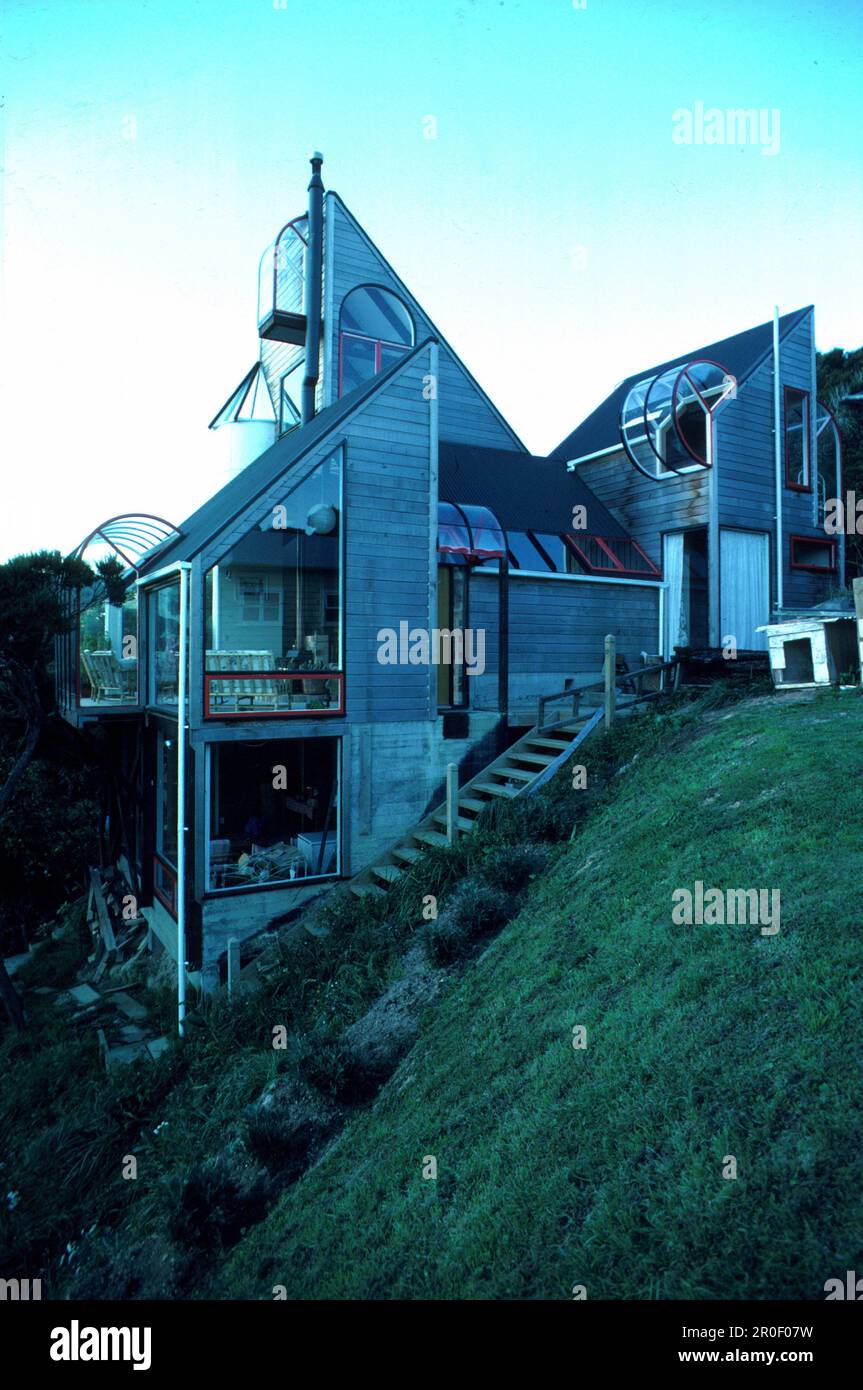 Hudson House, Architekt Roger Walker b. Wellington, Neuseeland Stock ...