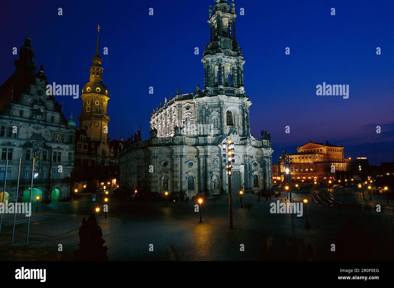 Dresden overview dresden cathedral hi-res stock photography and images ...