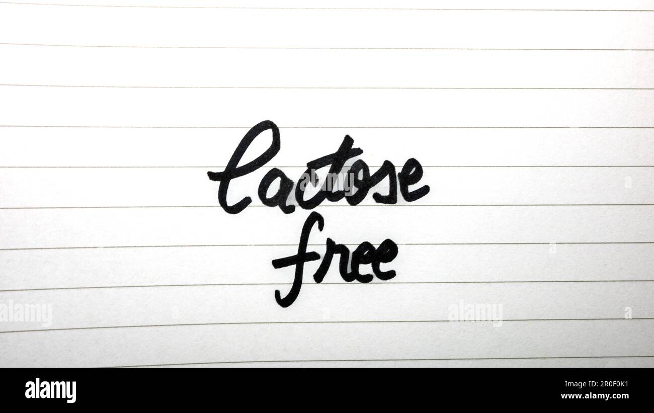 Handwritten notes on white note paper Stock Photo - Alamy