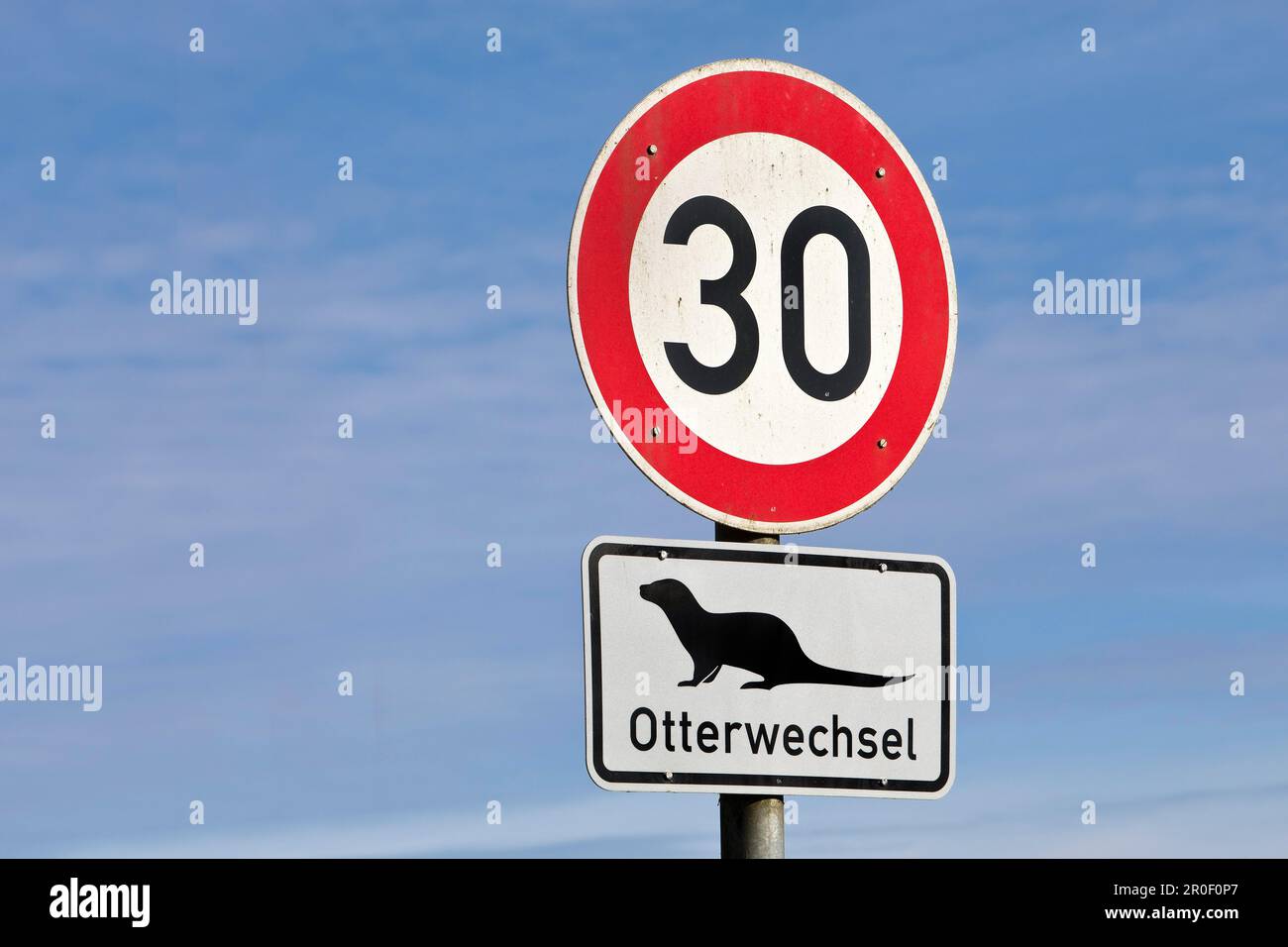 German speed limit traffic sign hi-res stock photography and images - Alamy