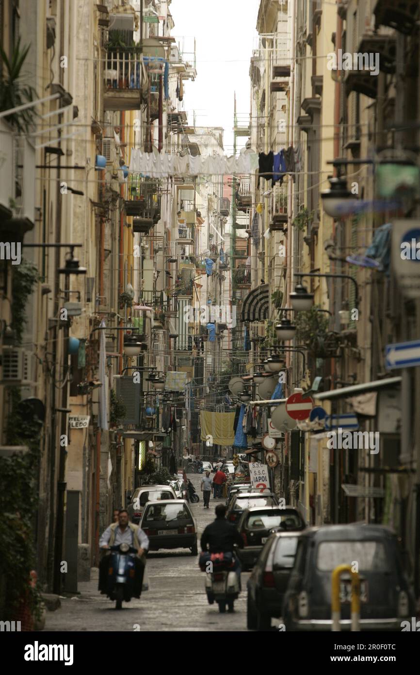 Spanish district, Napoli Stock Photo - Alamy