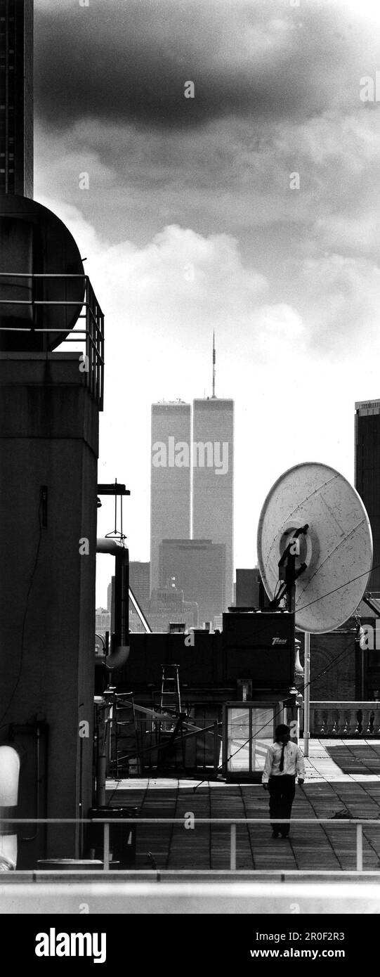 New York, World Trade Center, Skyline, USA, New York City, Dach ...